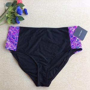 Ellen Tracy | Swim | Nwt Ellen Tracy Swim Bottoms High Waist 6 Black | Poshmark